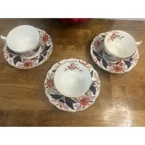 booths | Dining | Vintage Booths Dovedale Tea Cups And Saucers Hand ...